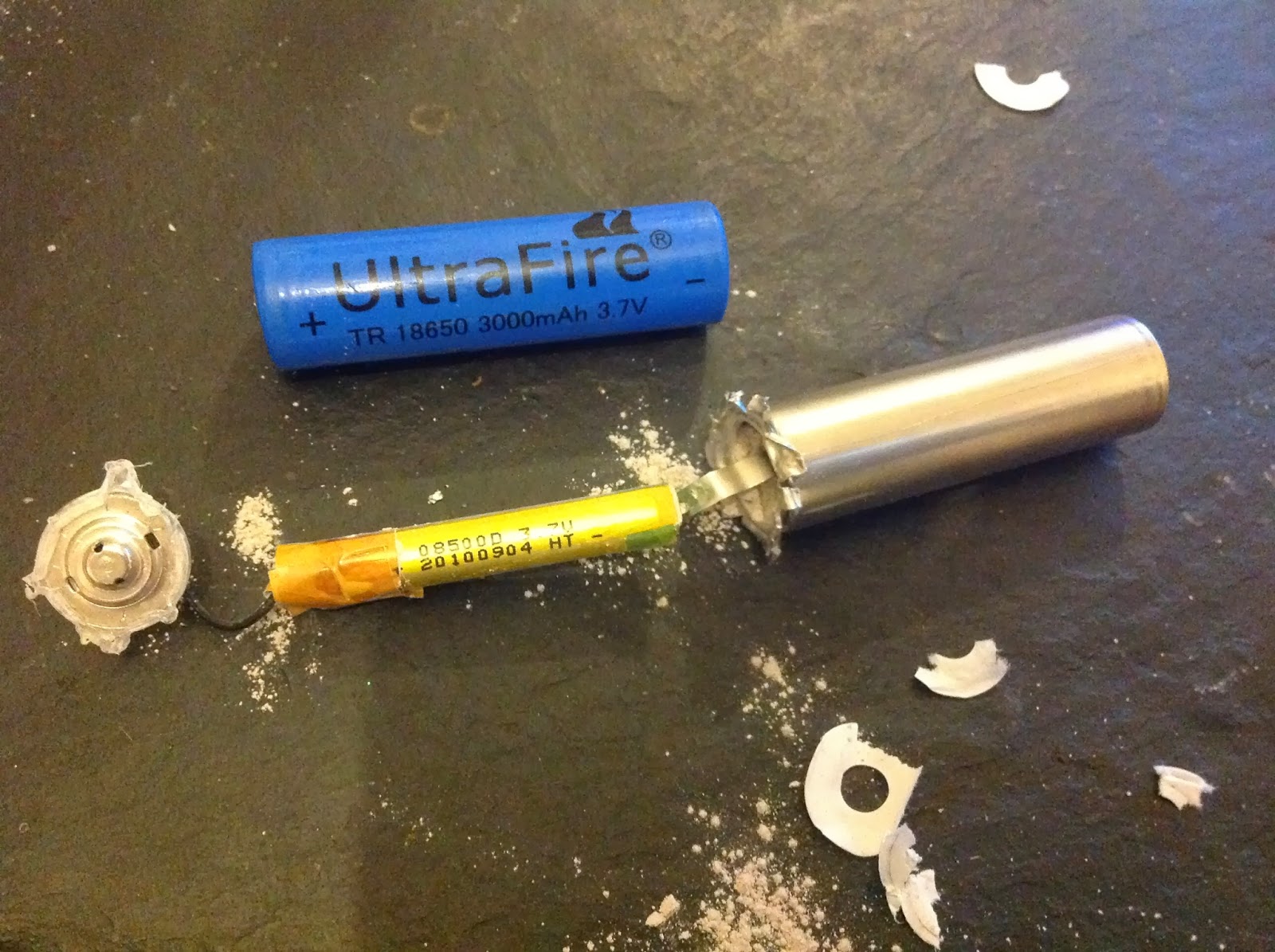 18650 battery explosion