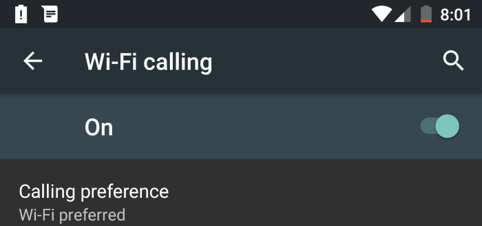 Does OnePlus 7 Pro Support Wifi Calling